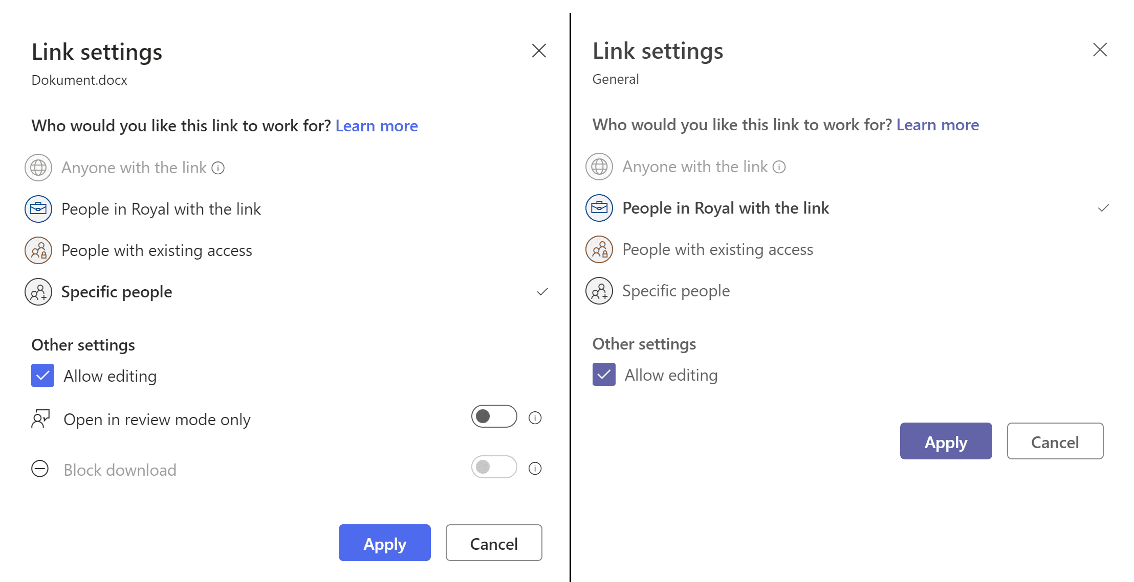 Microsoft 365 Sharing Settings | AgrenPoint Blog