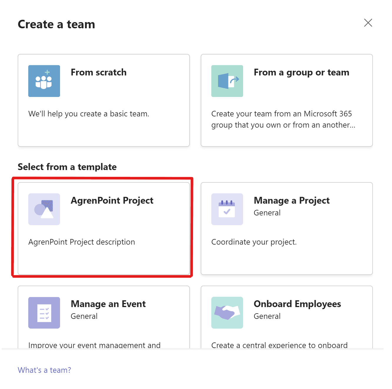 Microsoft Teams Templates | AgrenPoint Blog