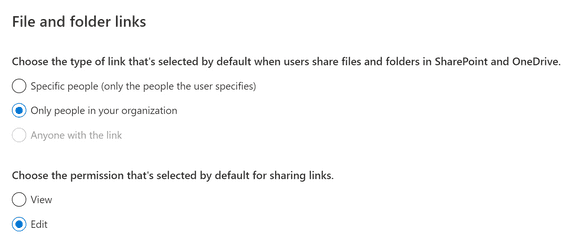Microsoft 365 Sharing Settings | AgrenPoint Blog