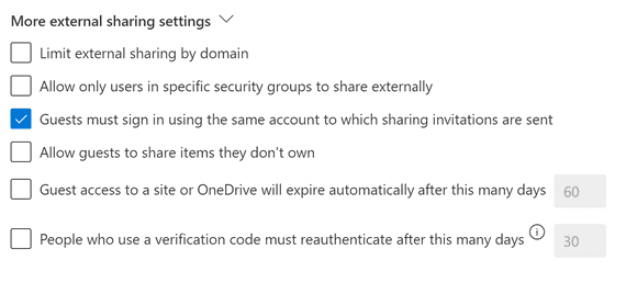 Microsoft 365 Sharing Settings | AgrenPoint Blog