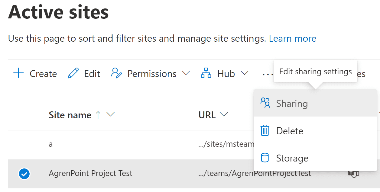 Microsoft 365 Sharing Settings | AgrenPoint Blog
