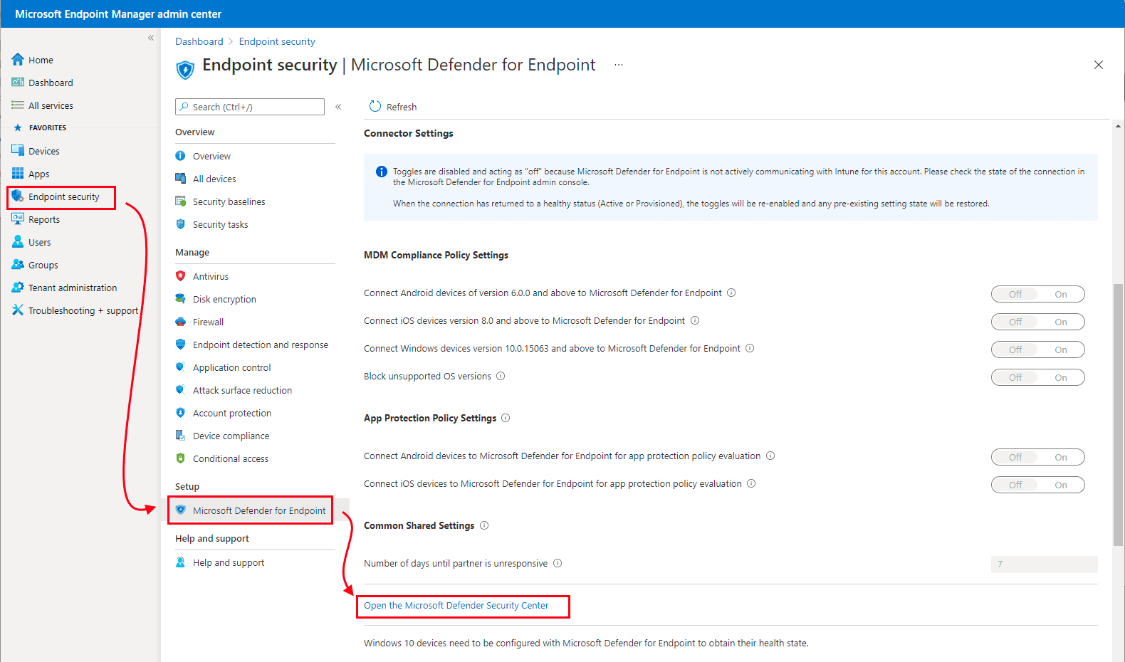 Microsoft Defender for Endpoint in Intune - enable and onboard ...