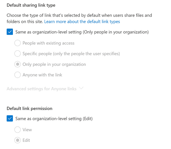 Microsoft 365 Sharing Settings | AgrenPoint Blog